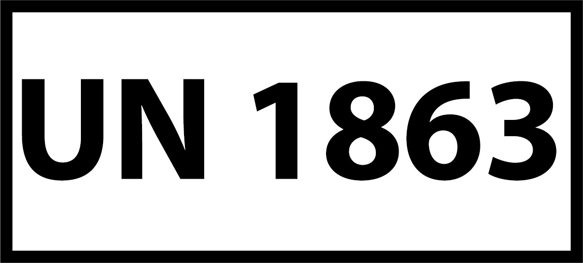 Nalepka ADR z numerem UN 1863 (FOLIA) 12x6cm (rolka po 250 sztuk ...